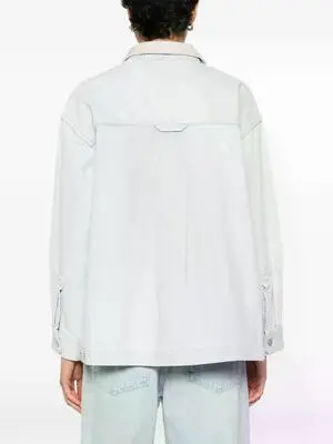 AGOLDE Contrast Collar Denim Jacket - Blue