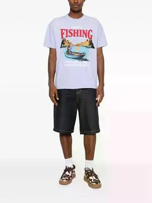 WILD DONKEY Graphic-print T-shirt - Purple