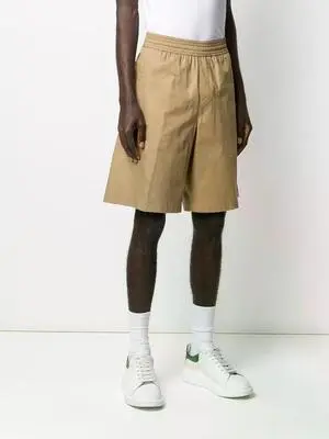 Neil Barrett Elasticated Waist Wide Leg Track Shorts