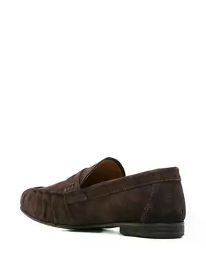 LEQARANT Gathered Penny Loafers