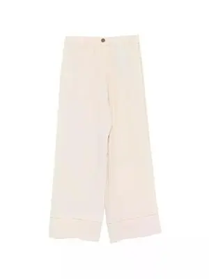 SEMICOUTURE Lace-trimmed Trousers