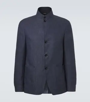 Zegna Single Breasted Jackets For Men