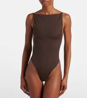 Jacquemus Sole' Swimsuit - Brown