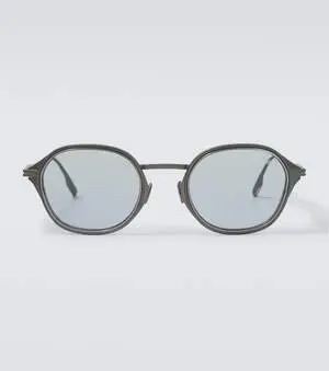 Zegna Round Frame Sunglasses - Grey