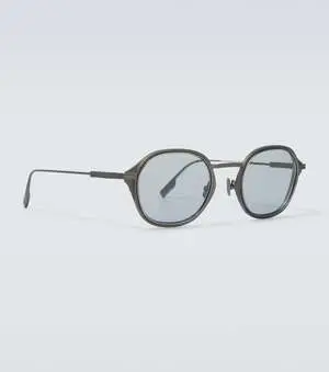 Zegna Round Frame Sunglasses