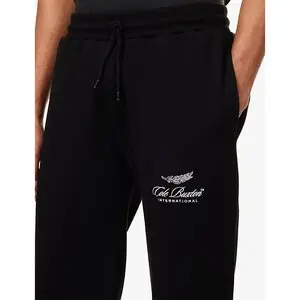 COLE BUXTON International Wide-leg Cotton Jogging Bottoms