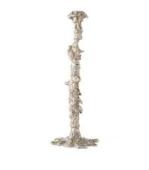 POLSPOTTEN Xxl Drip Candle Holder - Silver