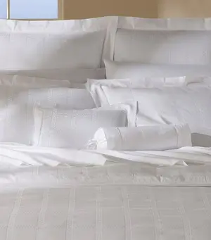 PRATESI Egyptian Cotton Impero Super King Duvet Cover - White