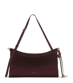 Alaïa Alaïa Le Click Pocket 35 Leather Shoulder Bag Red
