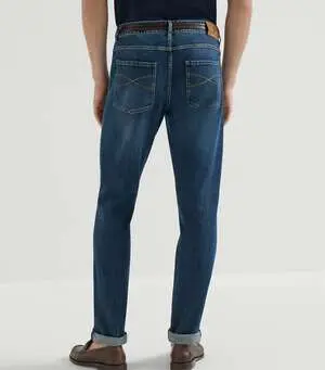Brunello Cucinelli Stretch Cotton Slim Fit Jeans
