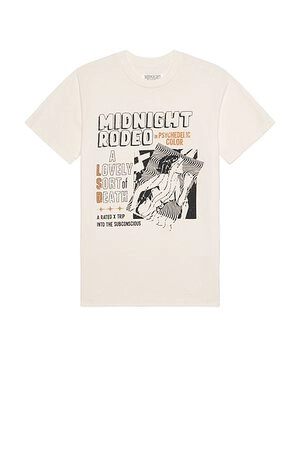 MIDNIGHT RODEO American Exxtasy Tee - Cream