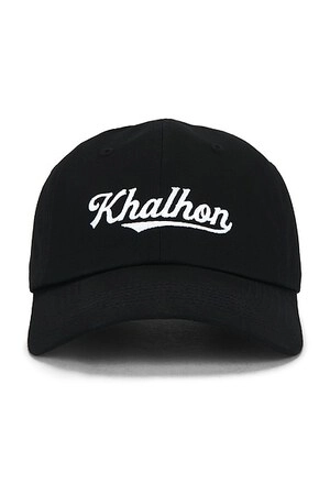 KHALHON Embroidered Logo Cap - Black