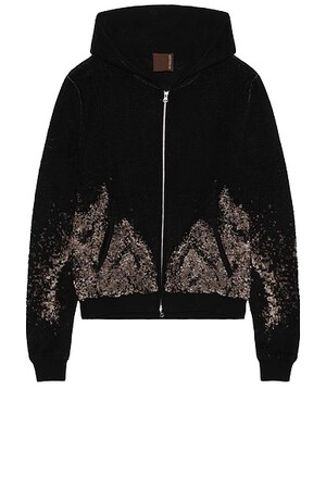 ISA BOULDER Loopfront Hoodie - Black Rust
