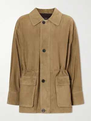 ARMA Maeve Suede Jacket - Neutrals