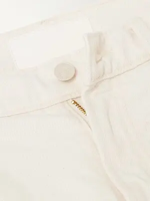 MOTHER The Dodger Frayed Denim Shorts