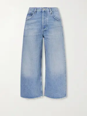 Citizens Of Humanity Ayla Mid-rise Wide-leg Jeans - Blue
