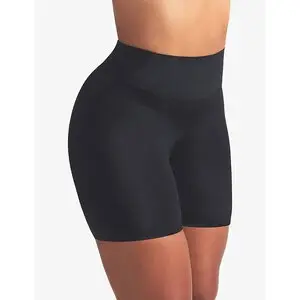 NIKESKIMS Shine Bonded Waist Biker Shorts - Obsidian