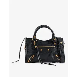 Balenciaga Mini Leather Top-handle Bag - Black