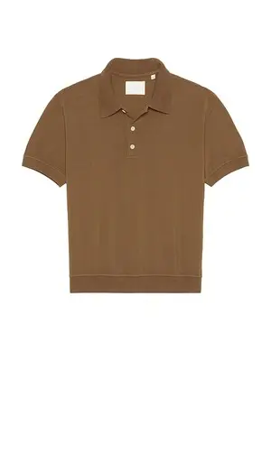 Citizens Of Humanity Banded Polo In . Also - Brown