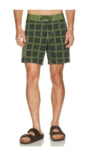 Brixton Classic 17 Swim Trunk - Olive