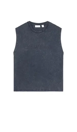 Off-White Laundry Sleeveless Tee In . Also - Blue