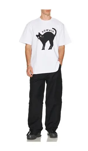 VOWELS Kitty Tee In . Also