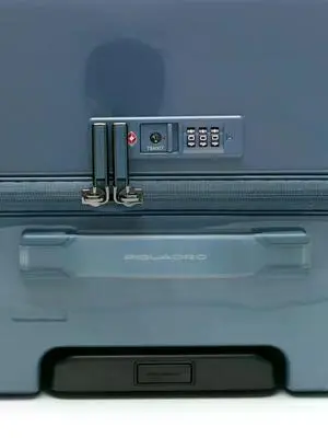 PIQUADRO 4-wheel Ribbed Suitcase