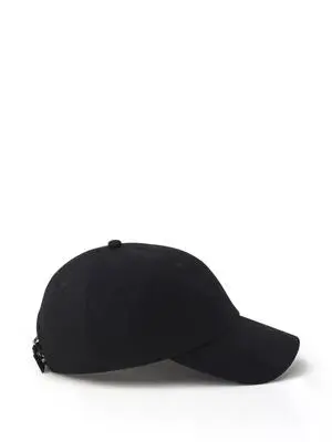 LANVIN Logo-patch Baseball Cap - Black