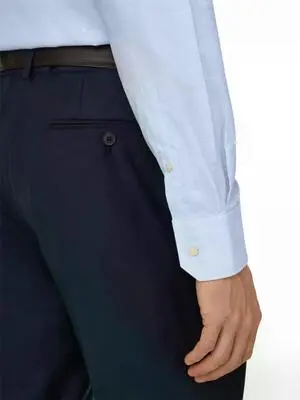 Boggi Milano Naples Collar Checked Shirt