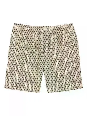 Lacoste Geometric-print Shorts