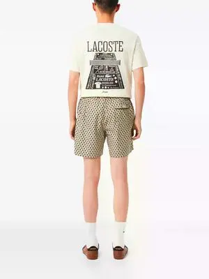 Lacoste Geometric-print Shorts