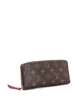 LOUIS VUITTON Clemence Wallet Monogram Canvas Small Wallets - Brown
