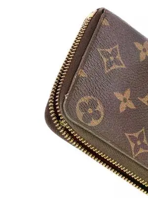 LOUIS VUITTON Clemence Wallet Monogram Canvas Small Wallets - Brown