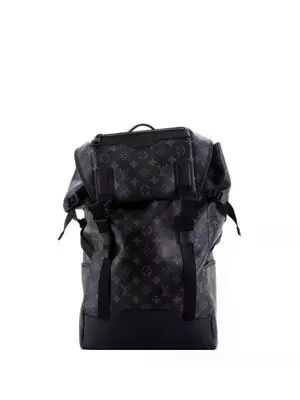 LOUIS VUITTON Monogram Eclipse Canvas Backpack - Black