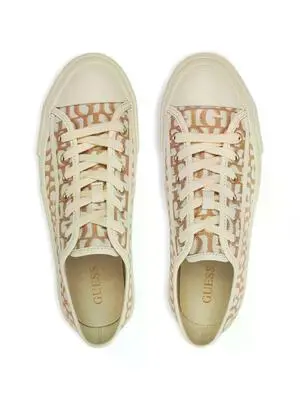 Guess Monogram Lace-up Sneakers