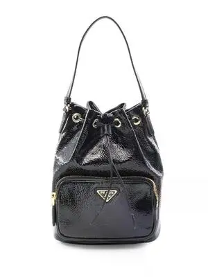 Prada Naplak Duet Bucket Bag 2013-2016 - Black