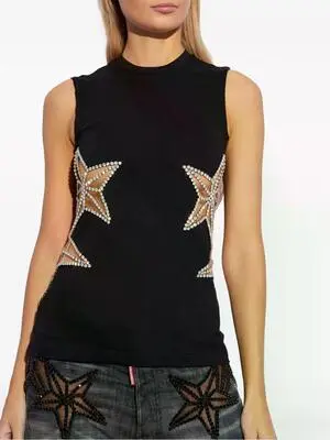 Dsquared2 Crystal-embellished Star Vest