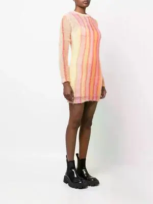 DIESEL® Striped Knit Bodycon Dress