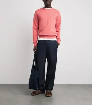 Polo Ralph Lauren Cotton Loopback Fleece Sweatshirt - Red
