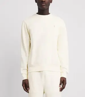 Polo Ralph Lauren Cotton Loopback Fleece Sweatshirt - Neutral