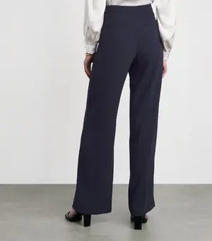 Claudie Pierlot Sailor Wide-leg Trousers - Blue