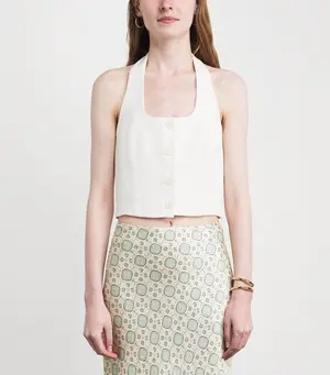 Claudie Pierlot Halter Neck Waistcoat