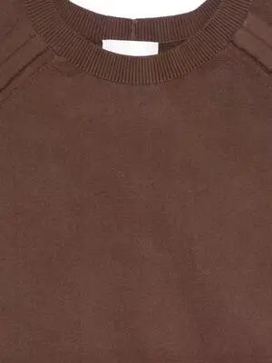 NUDE Ribbed-trim Short-sleeve Top