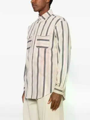 Drole De Monsieur Striped Button-down Shirt
