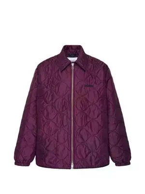 OAMC Quilted Zip-fastening Overshirt - Purple