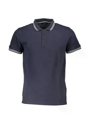 Roberto Cavalli Tipped-collar Polo Shirt - Blue