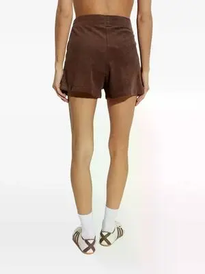 Perfect Moment Terry Cloth Shorts With Embroidered Star Detail