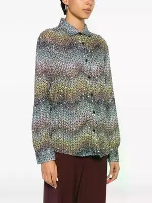 Missoni Zigzag Sequin Embellished Shirt