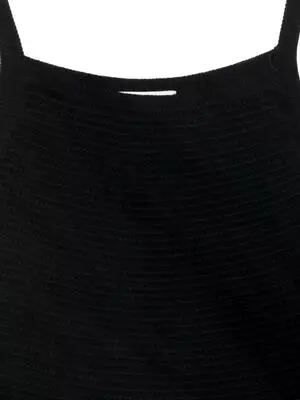 ZANONE Ribbed-knit Square Neck Top
