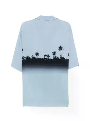BOSS Palm-tree Print Ombré Shirt